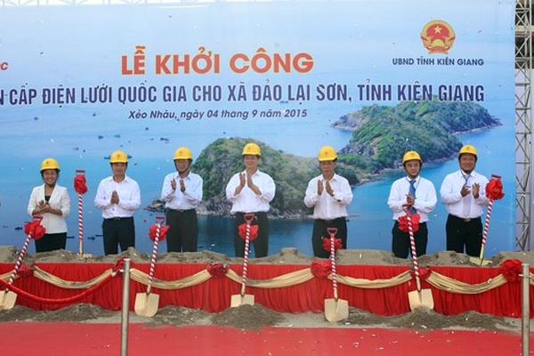 EVN SPC: Khởi công dự án đường dây 110kV vượt biển dài nhất