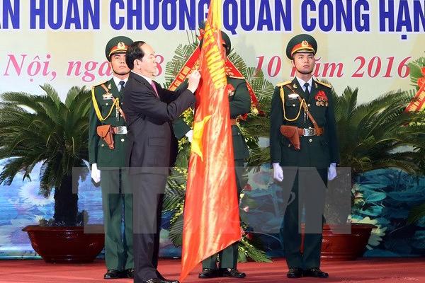 Lực lượng vũ trang Thủ đô đón Huân chương Quân công hạng Nhất