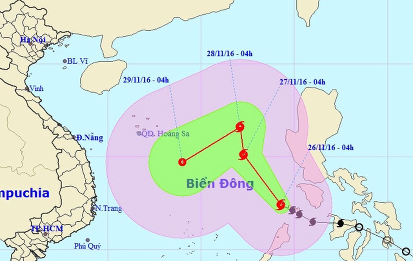 Bão Tokage vào Biển Đông, hướng đi dự báo gấp khúc phức tạp