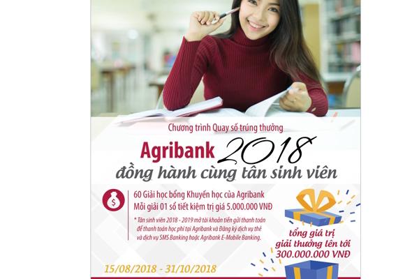 Agribank đồng hành cùng tân sinh viên 2018